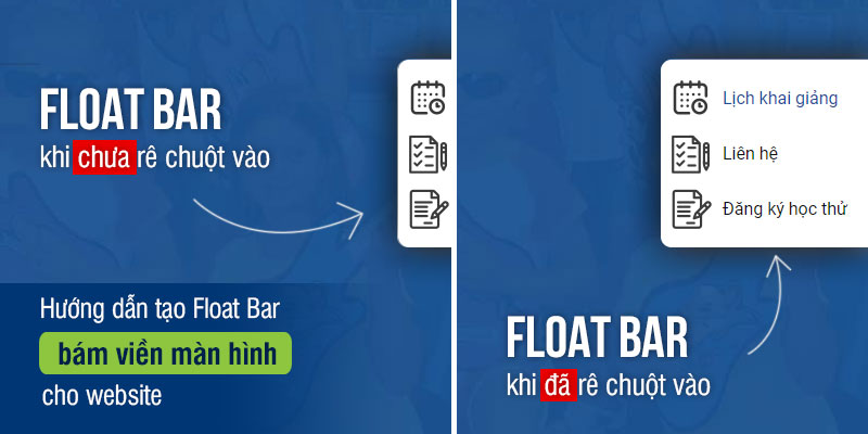 Tạo float menu sát lề website Wordpress » Nguyên Huy | Thiết kế website ...